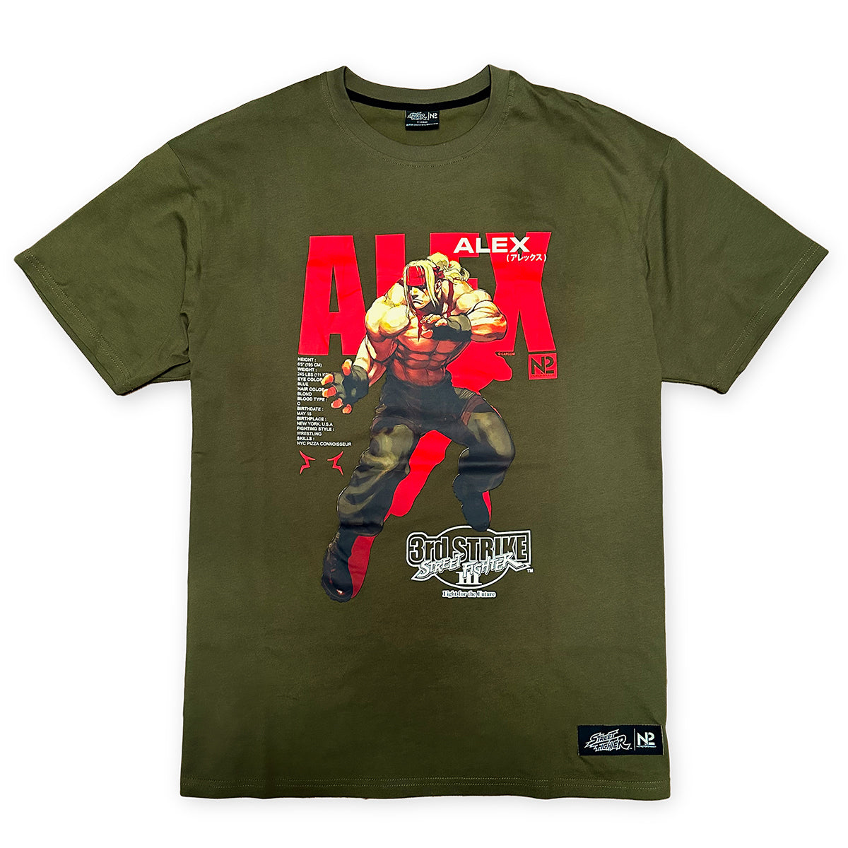 N2 x 3rd Strike - Alex Tee - Dark Olive – Project:N2 US Store